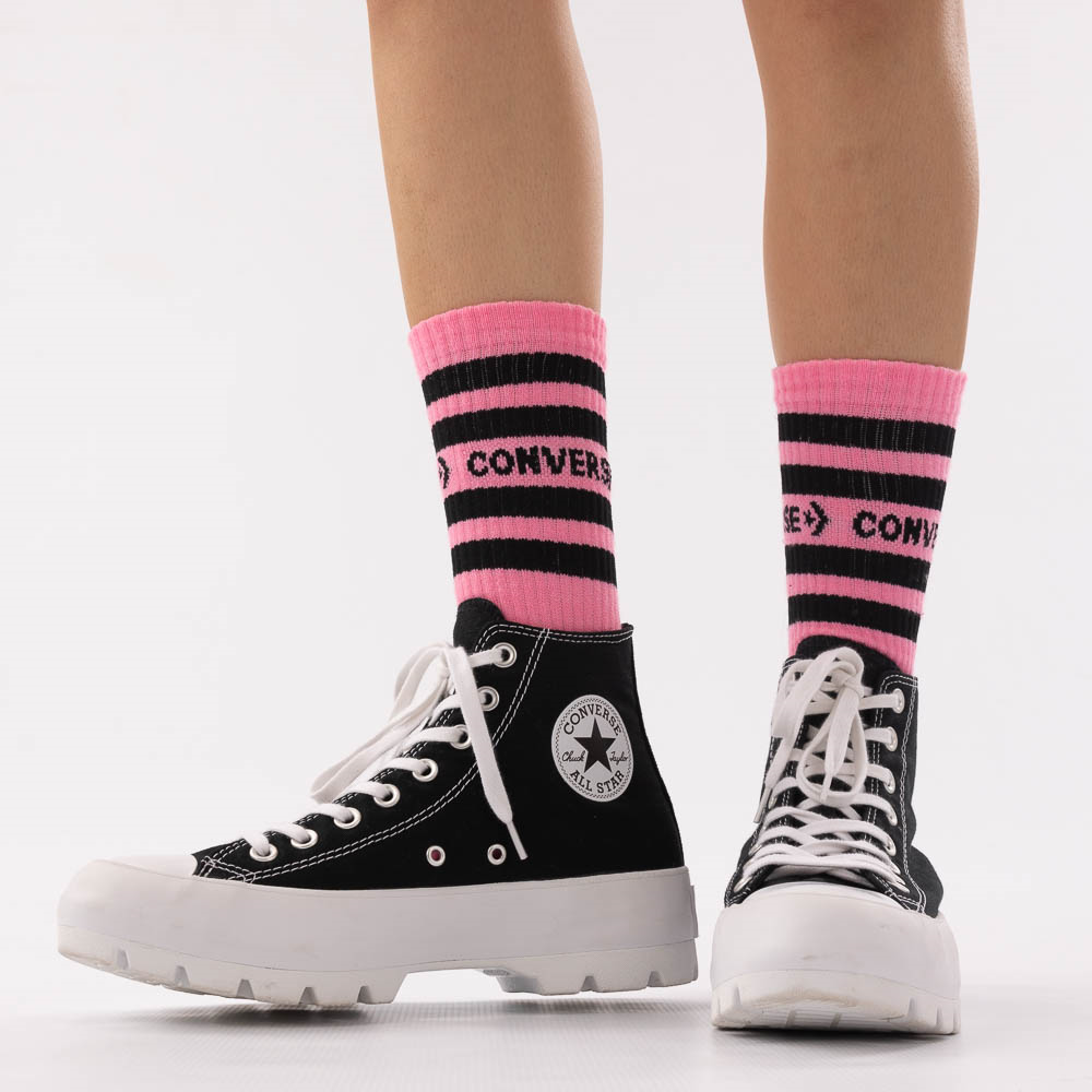 Womens Converse Crew Socks 6 Pack - Multicolor | Journeys