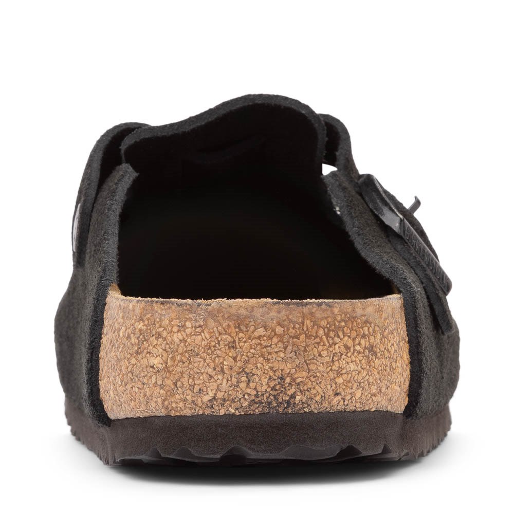 Mens Birkenstock Boston Soft Footbed Clog - Black | Journeys