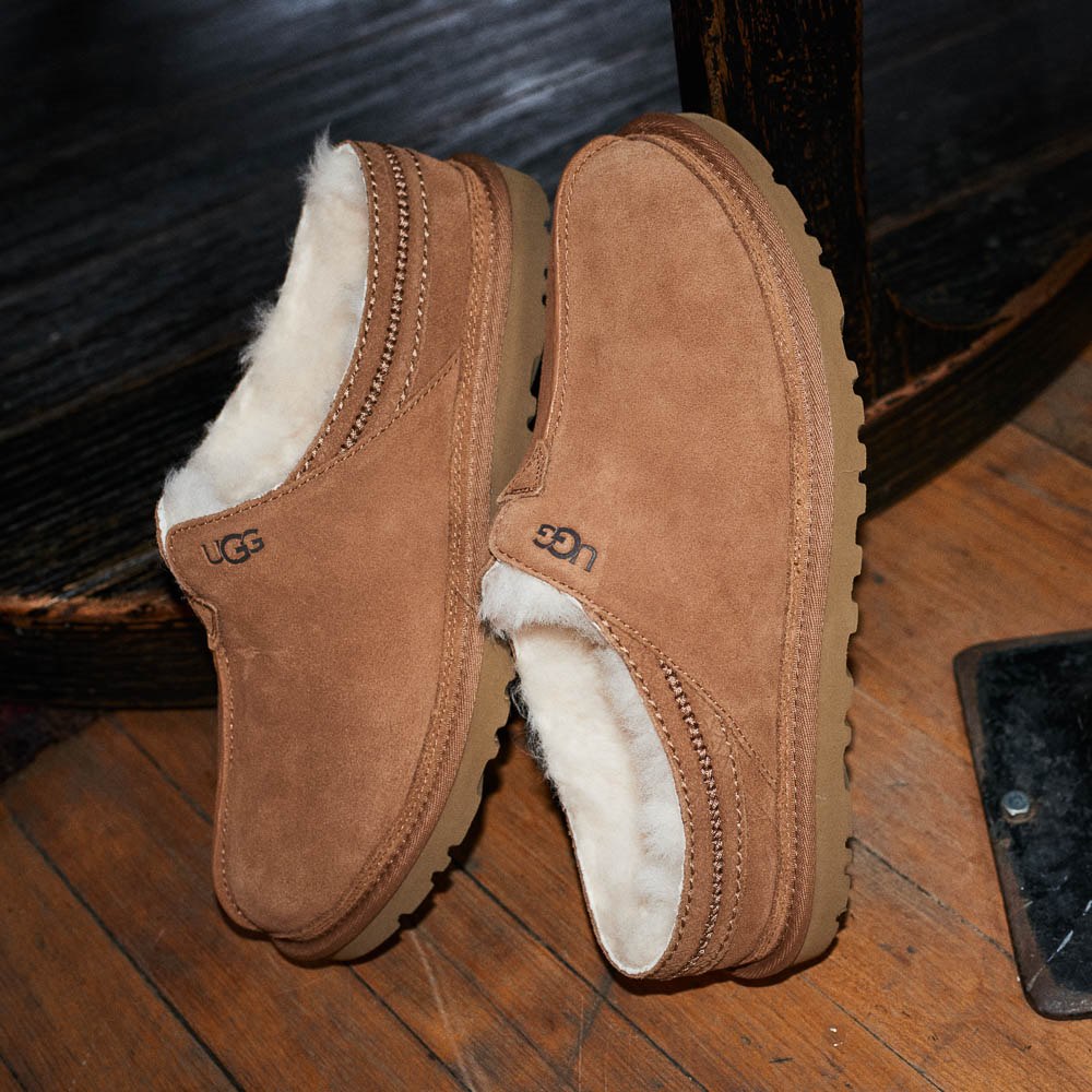 Mens UGG® Neuman Slipper - Chestnut | Journeys