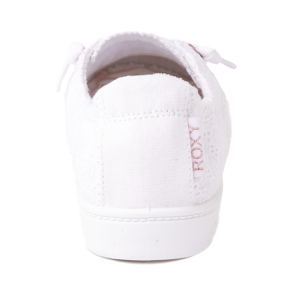 Womens Roxy Bayshore Casual Shoe - White | Journeys Kidz