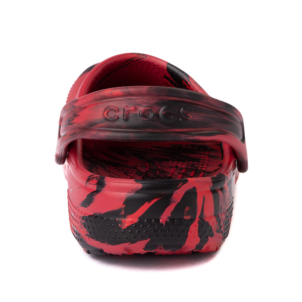 Crocs Classic Clog - Little Kid / Big Kid - Marbled Red / Black ...