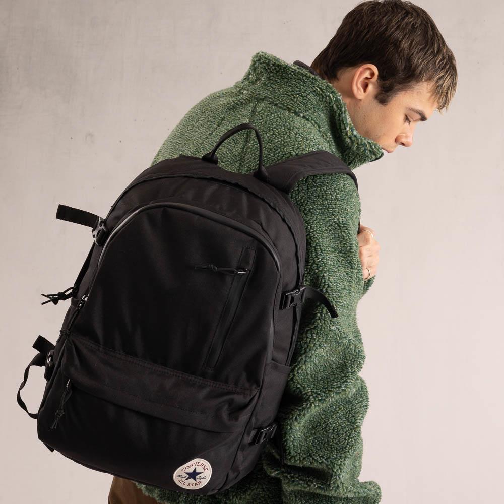 Converse Straight Edge Backpack - Black | Journeys