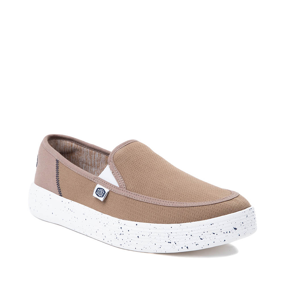 Mens Hey Dude Sunapee Sport Slip-On Casual Shoe - Tan | Journeys