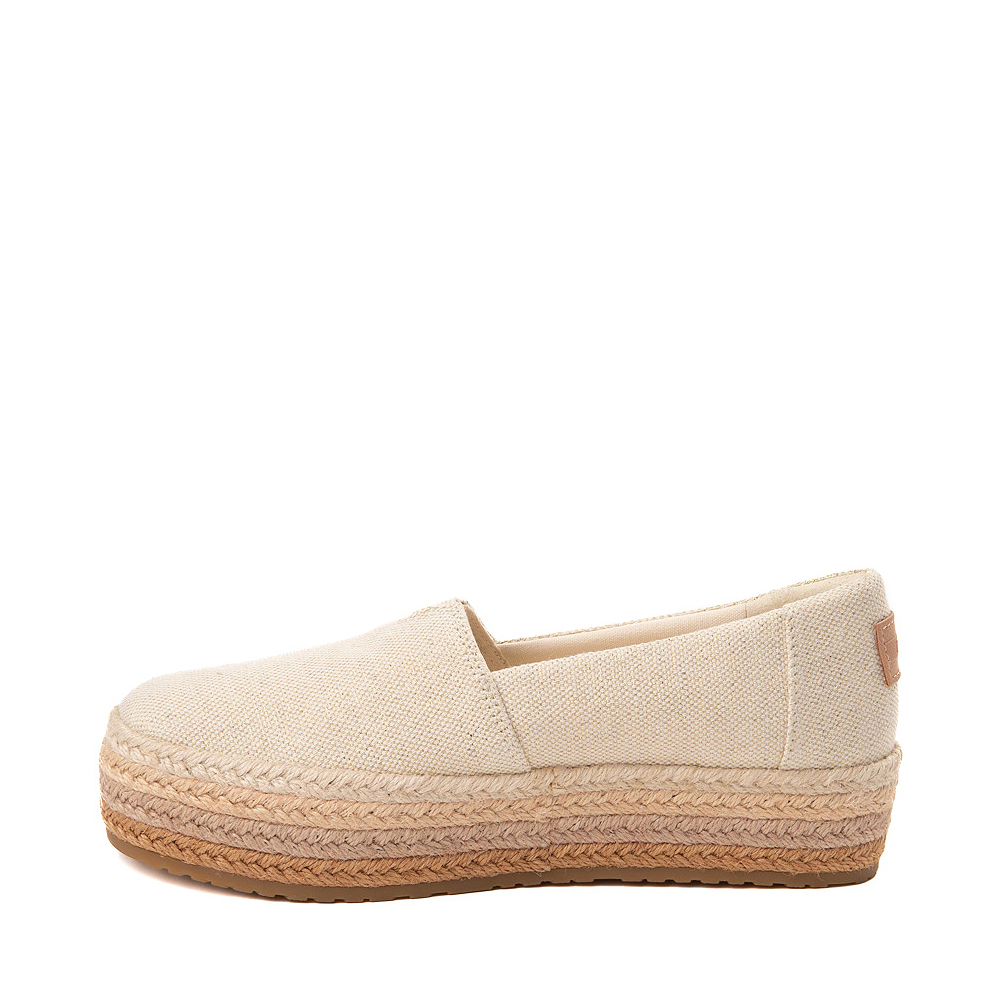 Womens TOMS Valencia Platform Espadrille - Natural | Journeys