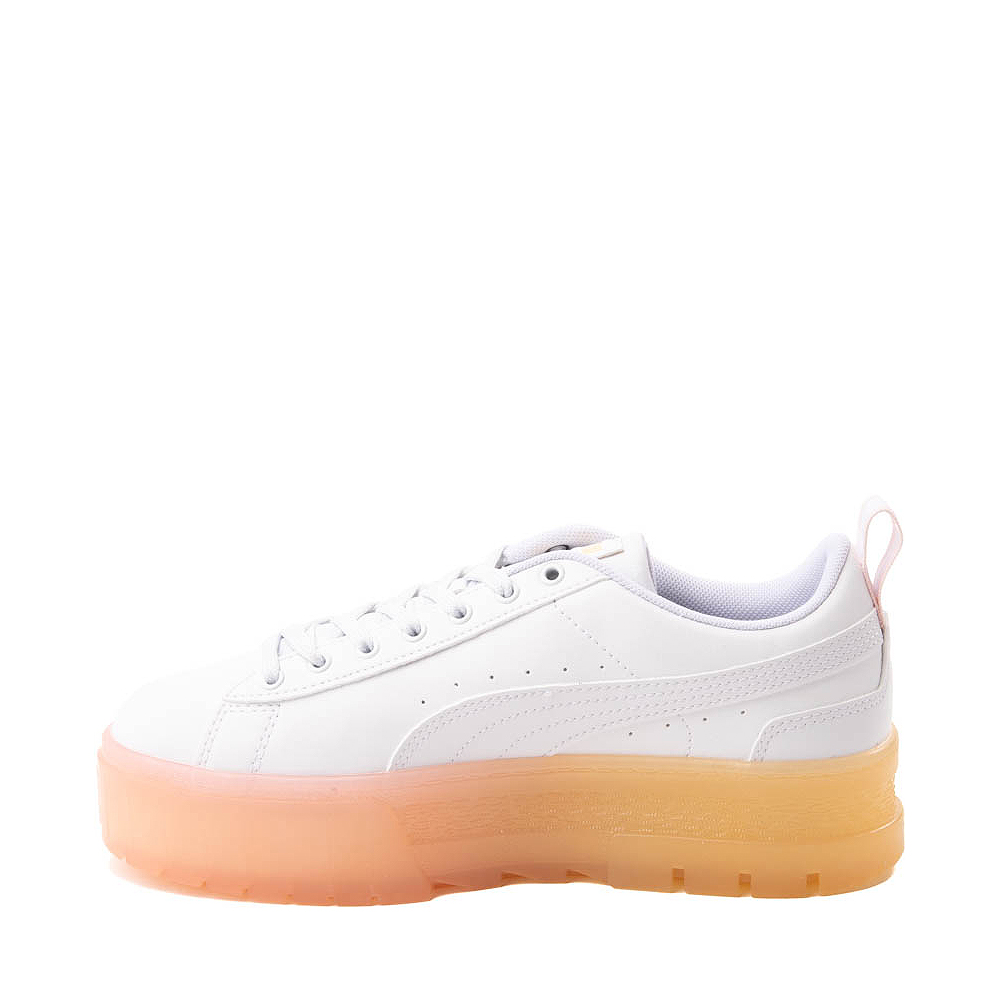 Womens PUMA Mayze Beach Days Platform Athletic Shoe - White / Frosty ...