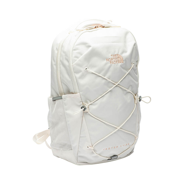 Womens The North Face Jester Luxe Backpack - Gardenia White / Burnt ...