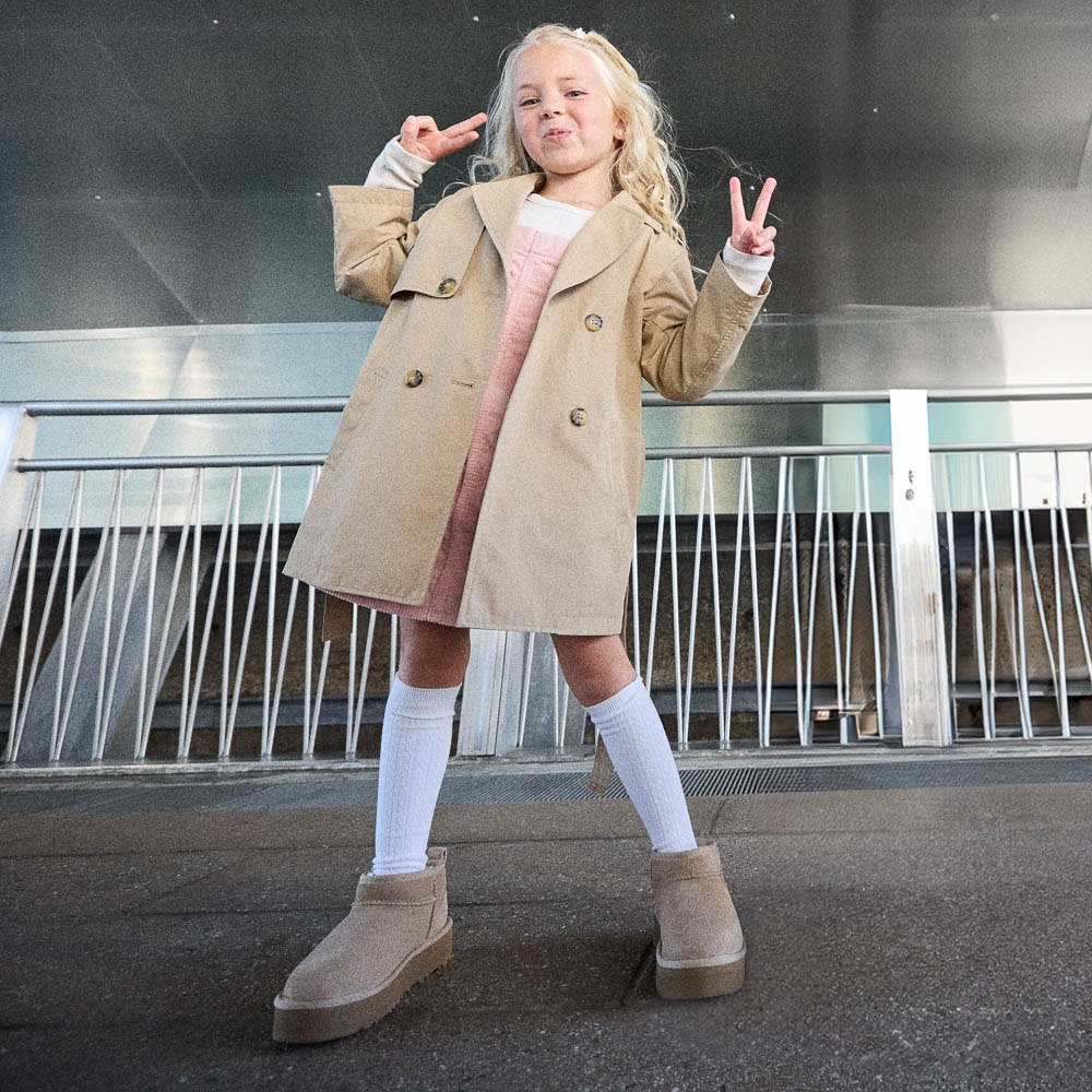 UGG® Classic Ultra Mini Platform Boot - Little Kid / Big Kid - Sand ...