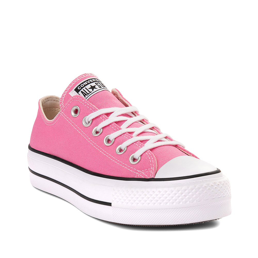 Womens Converse Chuck Taylor All Star Lift Low-Top Sneaker - Oops! Pink ...