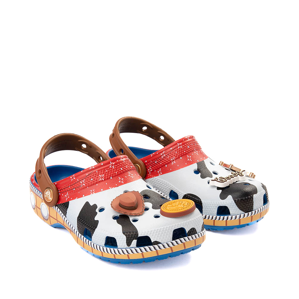 Toy Story Crocs Sheriff Woody Classic Clog - Blue Jean | Journeys