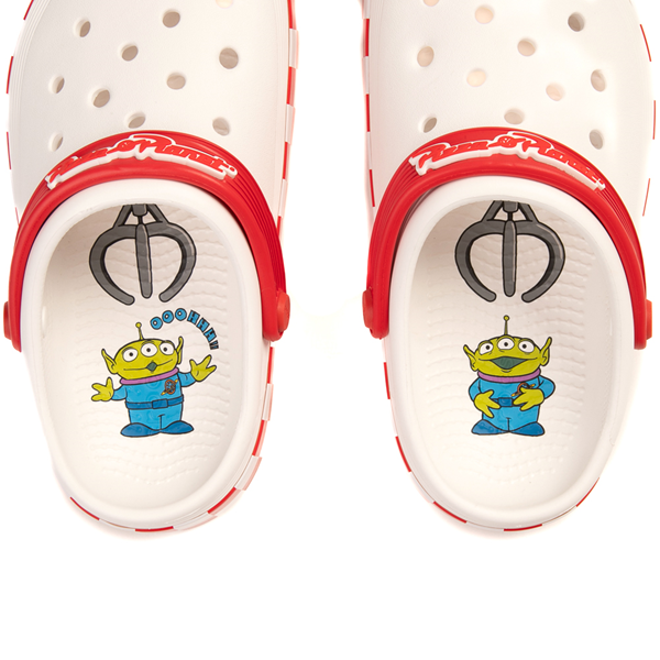 Toy Story Crocs Pizza Planet Off-Court Clog - White | Journeys