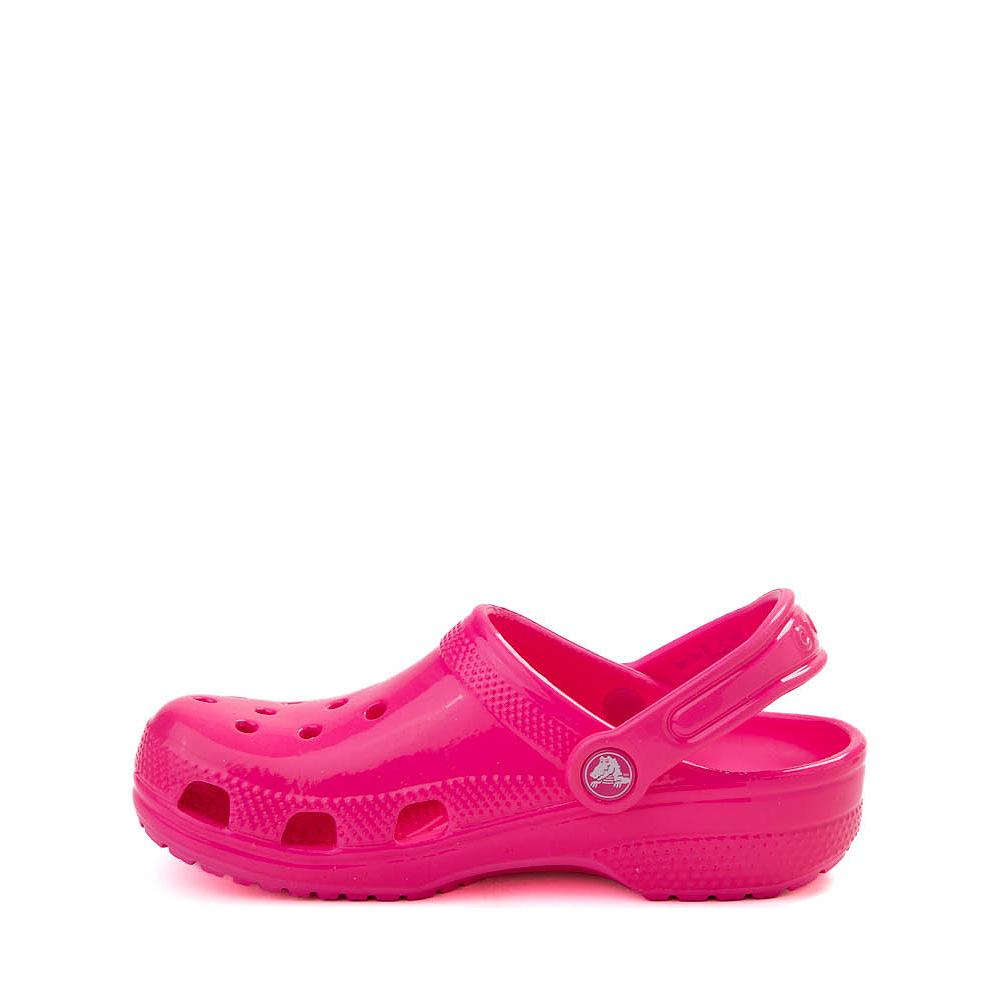 Crocs Classic High-Shine Clog - Little Kid / Big Kid - Pink Crush ...