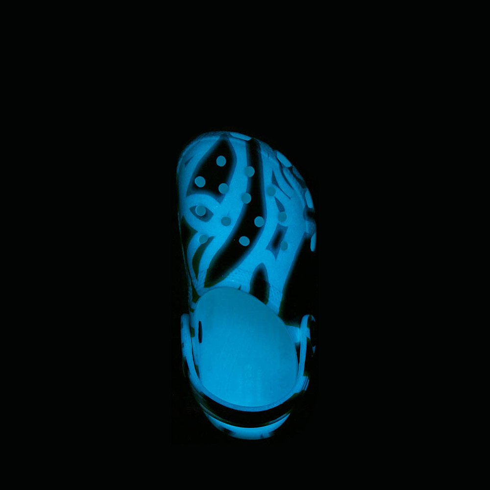 Crocs Classic Glow-In-The-Dark Swirl Clog - Baby / Toddler - Multicolor ...