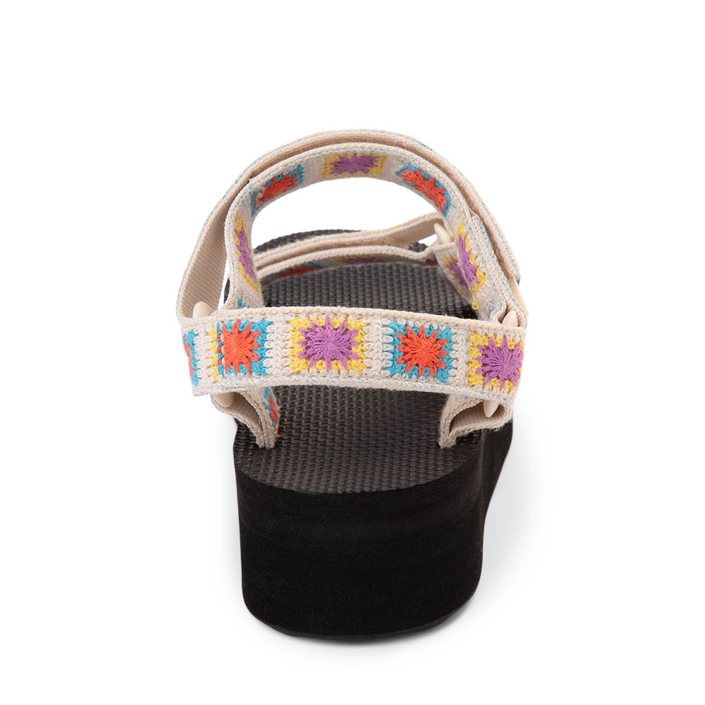Womens Teva Flatform Universal Crochet Sandal - Explore Deals and Price ...