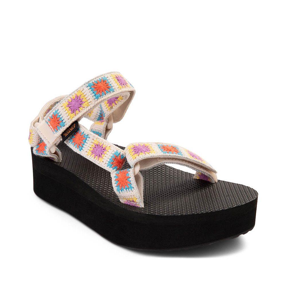 Womens Teva Flatform Universal Crochet Sandal - Explore Deals and Price ...
