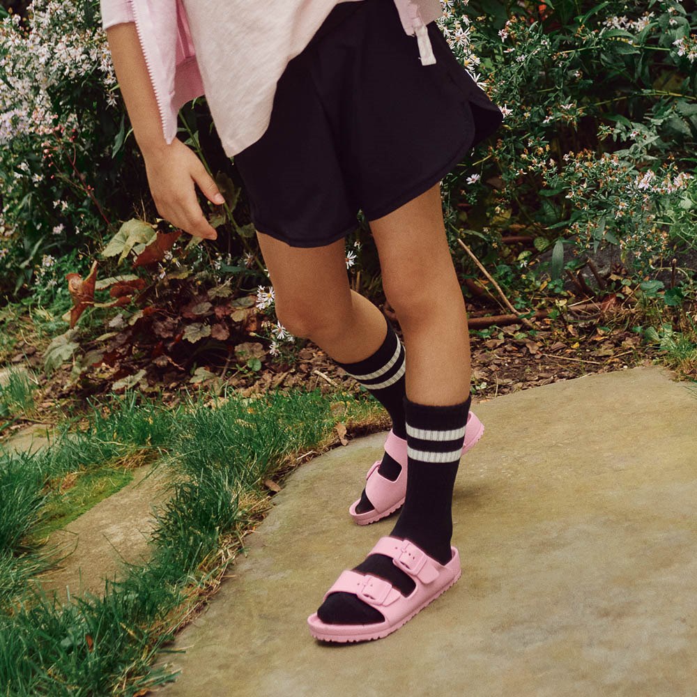 Birkenstock Arizona EVA Slide Sandal - Little Kid - Fondant Pink | Journeys