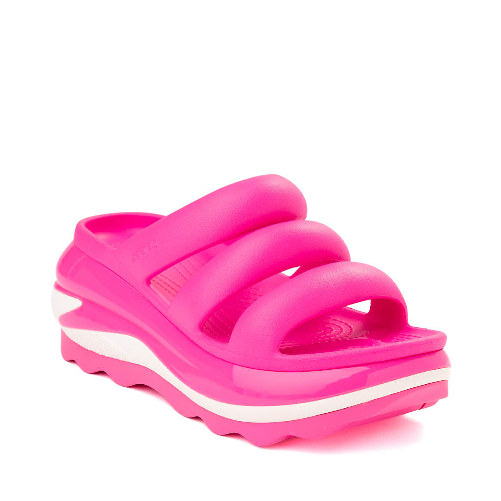 Crocs Mega Crush Triple Strap Sandal - Pink Crush | Journeys