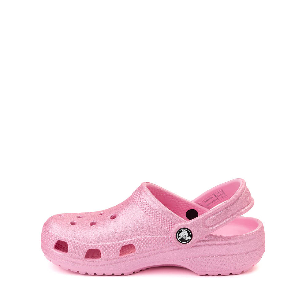 Crocs Classic Glitter Clog - Little Kid / Big Kid - Pink Tweed | Journeys