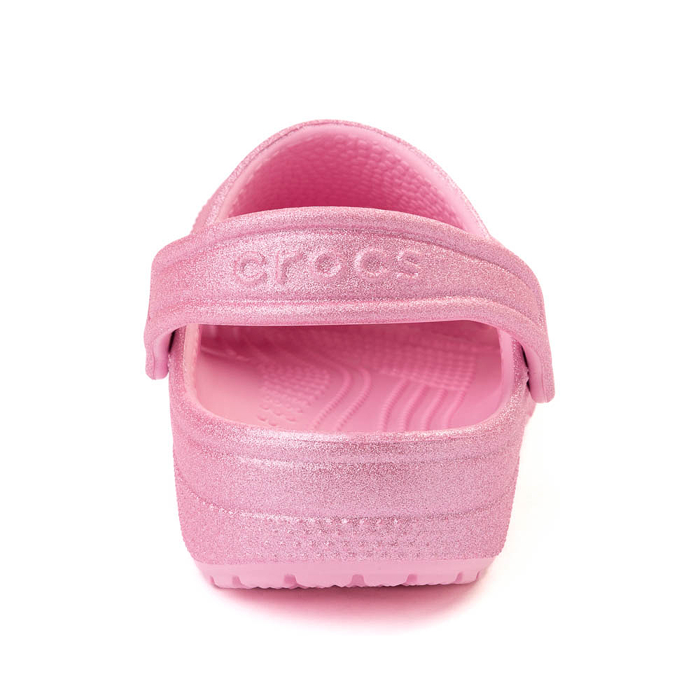 Crocs Classic Glitter Clog - Little Kid / Big Kid - Pink Tweed | Journeys