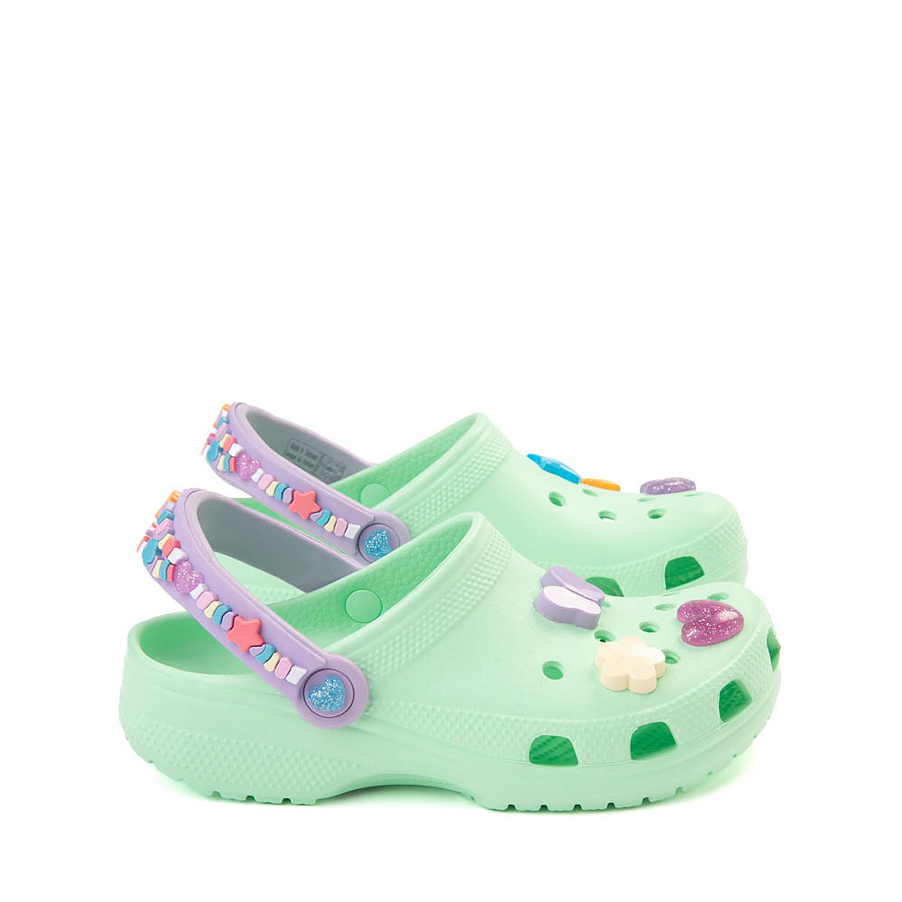 Crocs Classic Summer Camp Clog - Little Kid / Big Kid - Neo Mint | Journeys