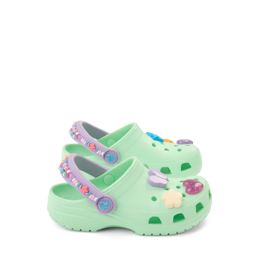 Crocs Classic Summer Camp Clog - Baby / Toddler - Neo Mint | Journeys