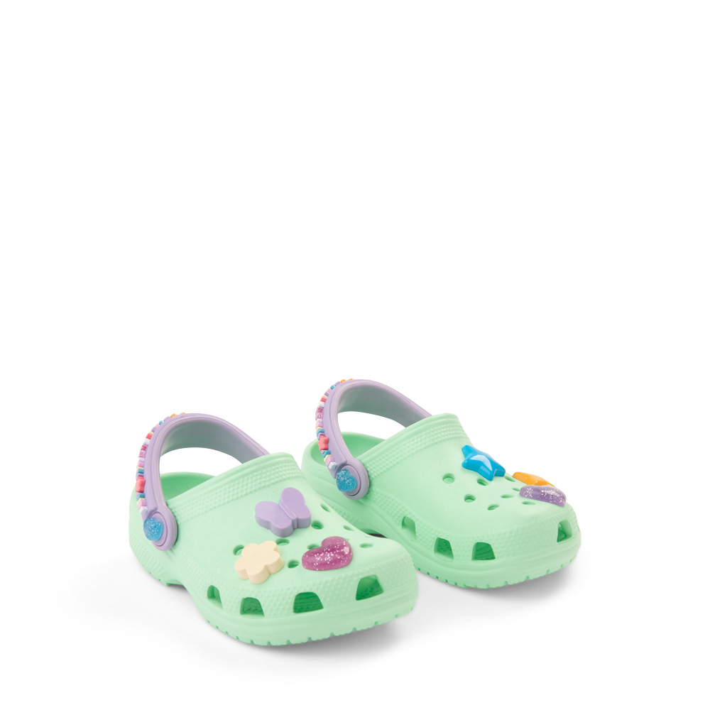 Crocs Classic Summer Camp Clog - Baby / Toddler - Neo Mint | Journeys