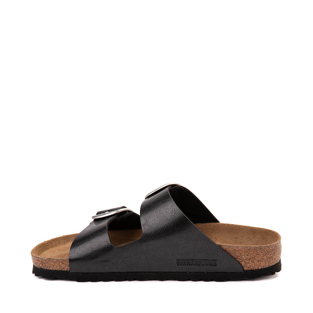 Womens Birkenstock Arizona Big Buckle Slide Sandal - Black | Journeys Kidz