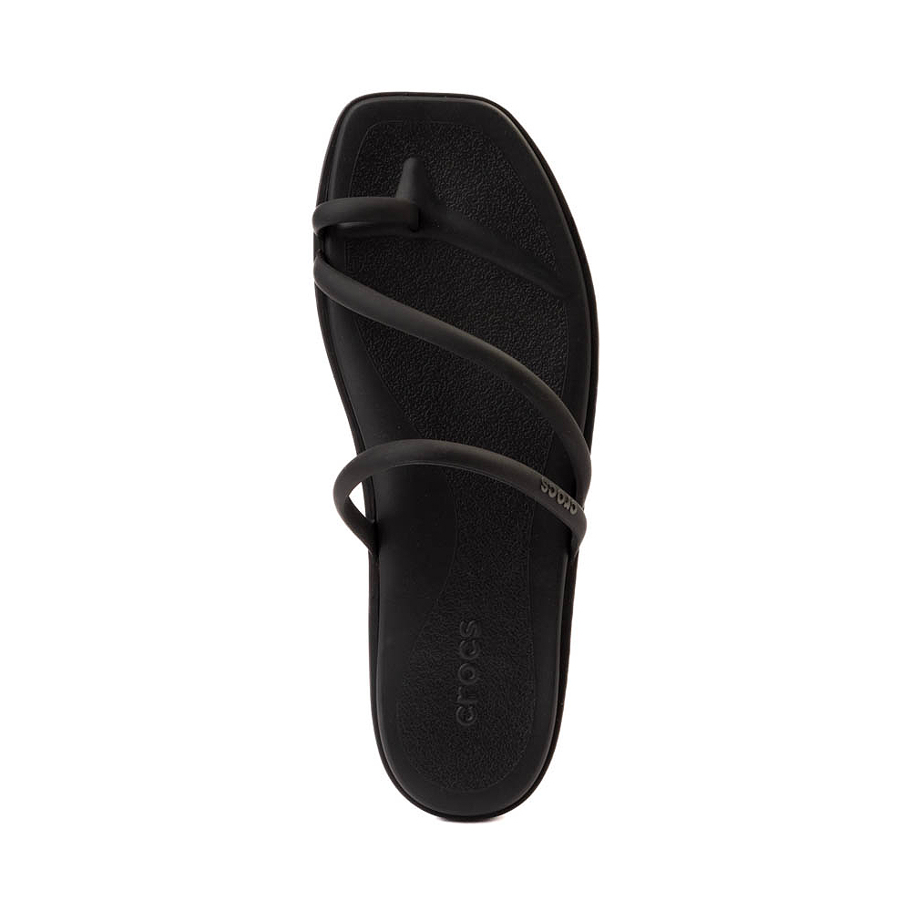 Womens Crocs Miami Toe Loop Sandal - Black | Journeys