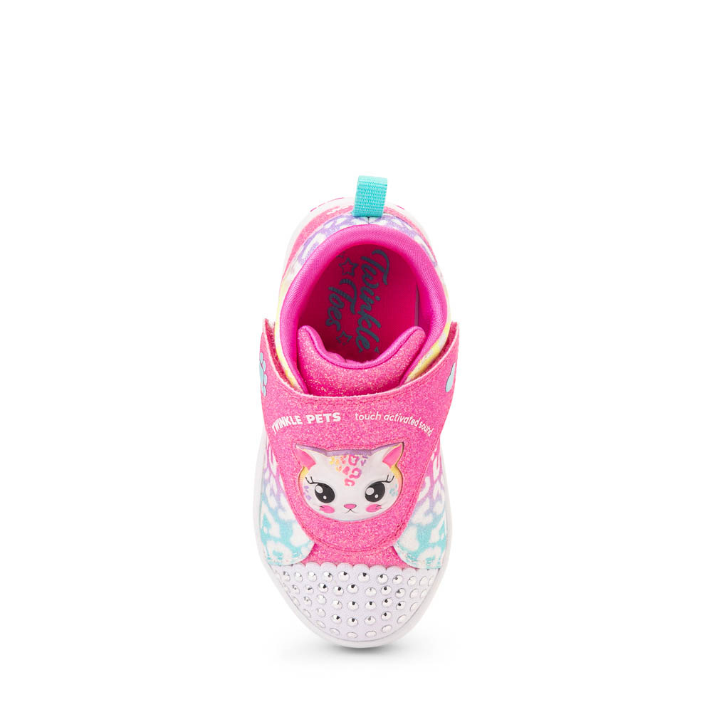 Skechers Twi-Lites Twinkle Pets Glitter Cat Sneaker - Toddler / Little ...