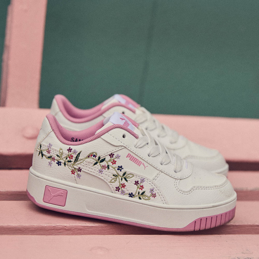 PUMA Carina Street Floral Athletic Shoe - Little Kid / Big Kid - PUMA ...