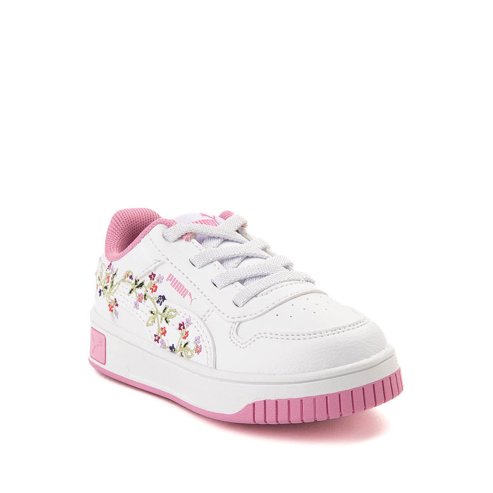 PUMA Carina Street Floral Athletic Shoe - Baby / Toddler - PUMA White ...