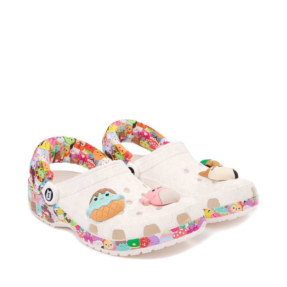 Squishmallows Crocs Classic Clog - White / Multicolor | Journeys Kidz