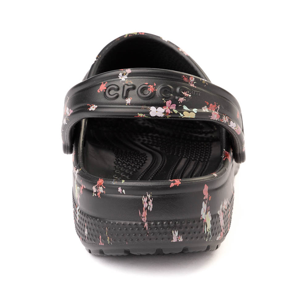 Crocs Classic Clog - Black / Ditsy Floral | Journeys