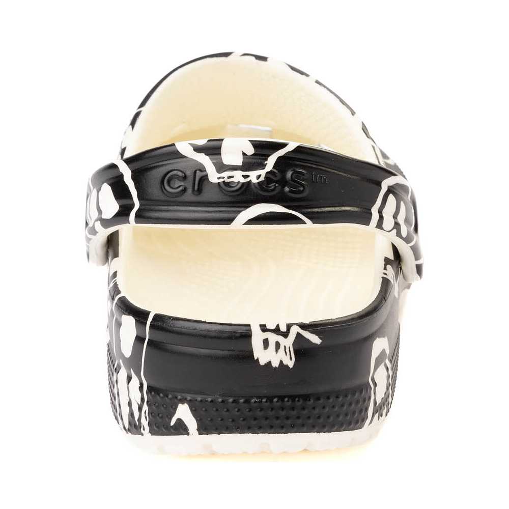 Crocs Classic Glow-In-The-Dark Skull Clog - Black | Journeys