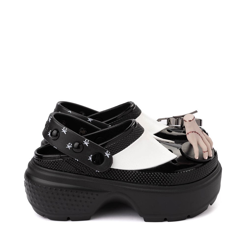 Wednesday x Crocs Stomp Platform Clog - Black / Multicolor | Journeys