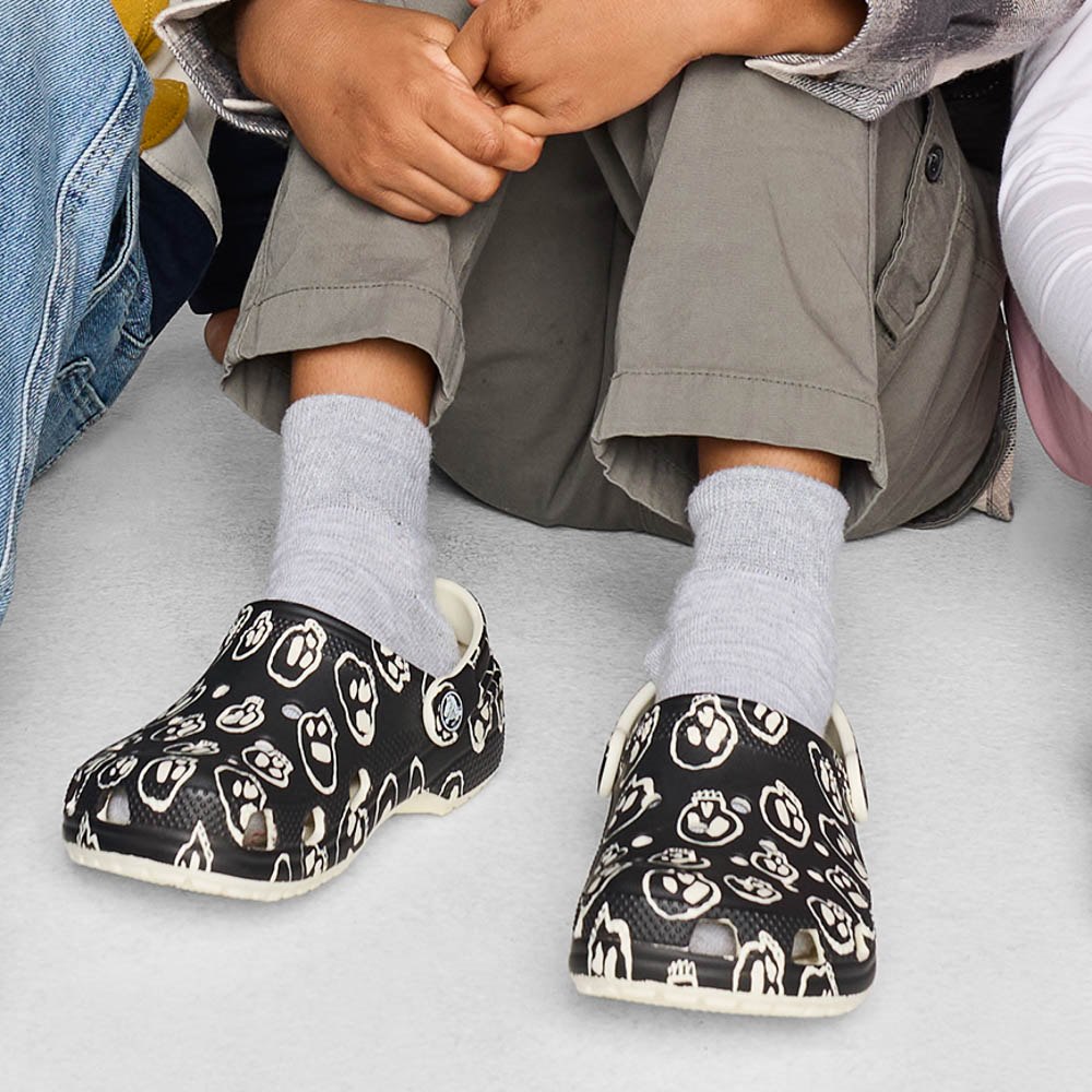 Crocs Classic Glow-In-The-Dark Skull Clog - Little Kid / Big Kid ...