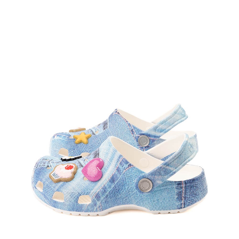 Crocs Classic Denim Patch Clog - Little Kid / Big Kid - Denim | Journeys