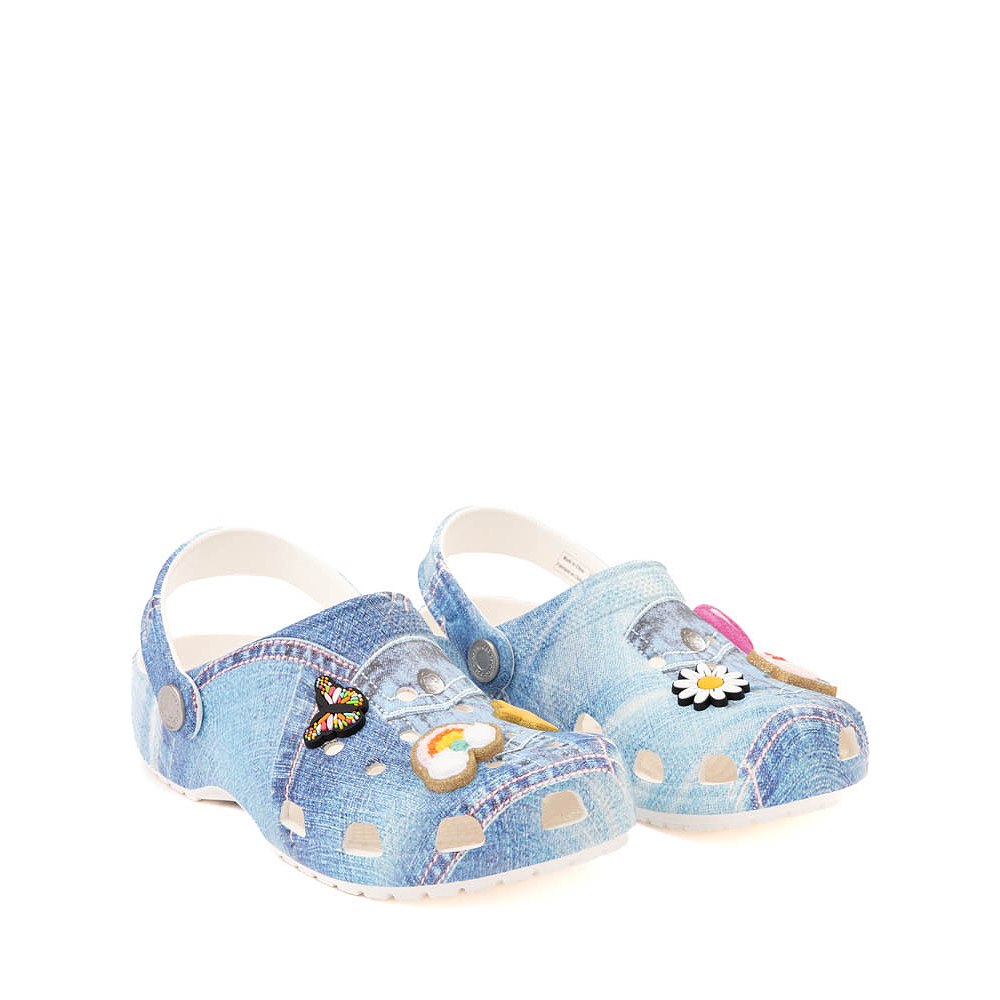 Crocs Classic Denim Patch Clog - Little Kid / Big Kid - Denim | Journeys