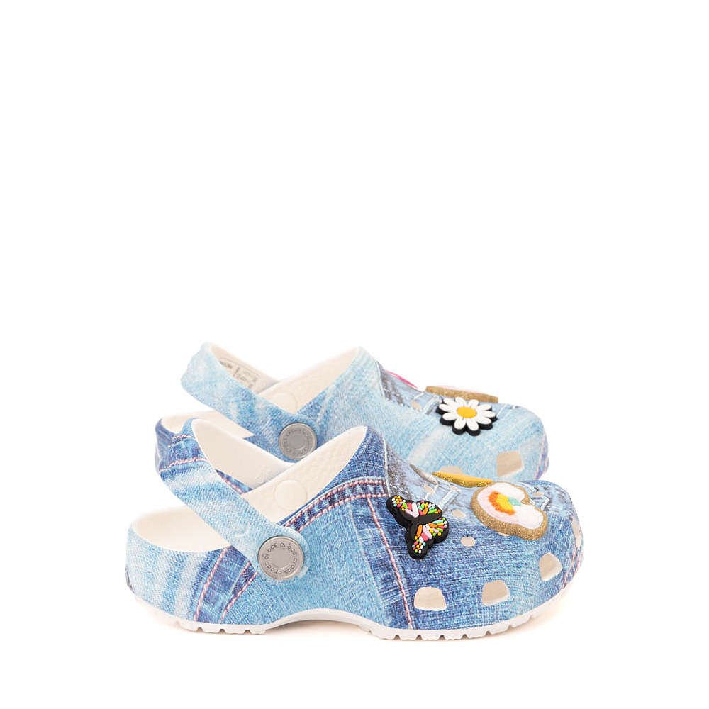 Crocs Classic Denim Patch Clog - Baby / Toddler - Denim | Journeys