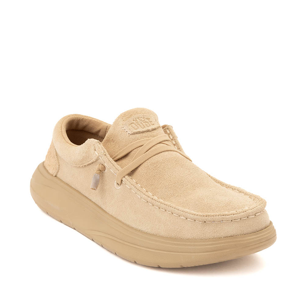 Womens HEYDUDE Wendy Comf Suede Slip-On Casual Shoe - Tan | Journeys