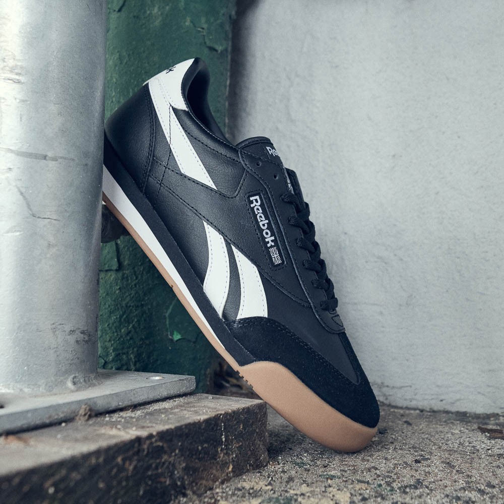 Reebok Campio XT Athletic Shoe - Black / White / Gum | Journeys