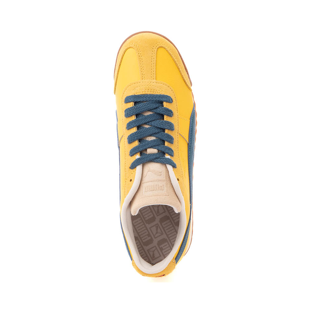 Mens PUMA Roma Underdogs Athletic Shoe - Yellow Sizzle / Ocean Tropic ...