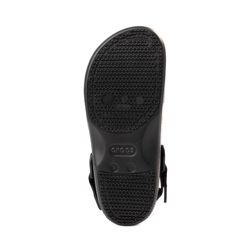 Crocs Classic Slip-Resistant Work Clog - Black | Journeys