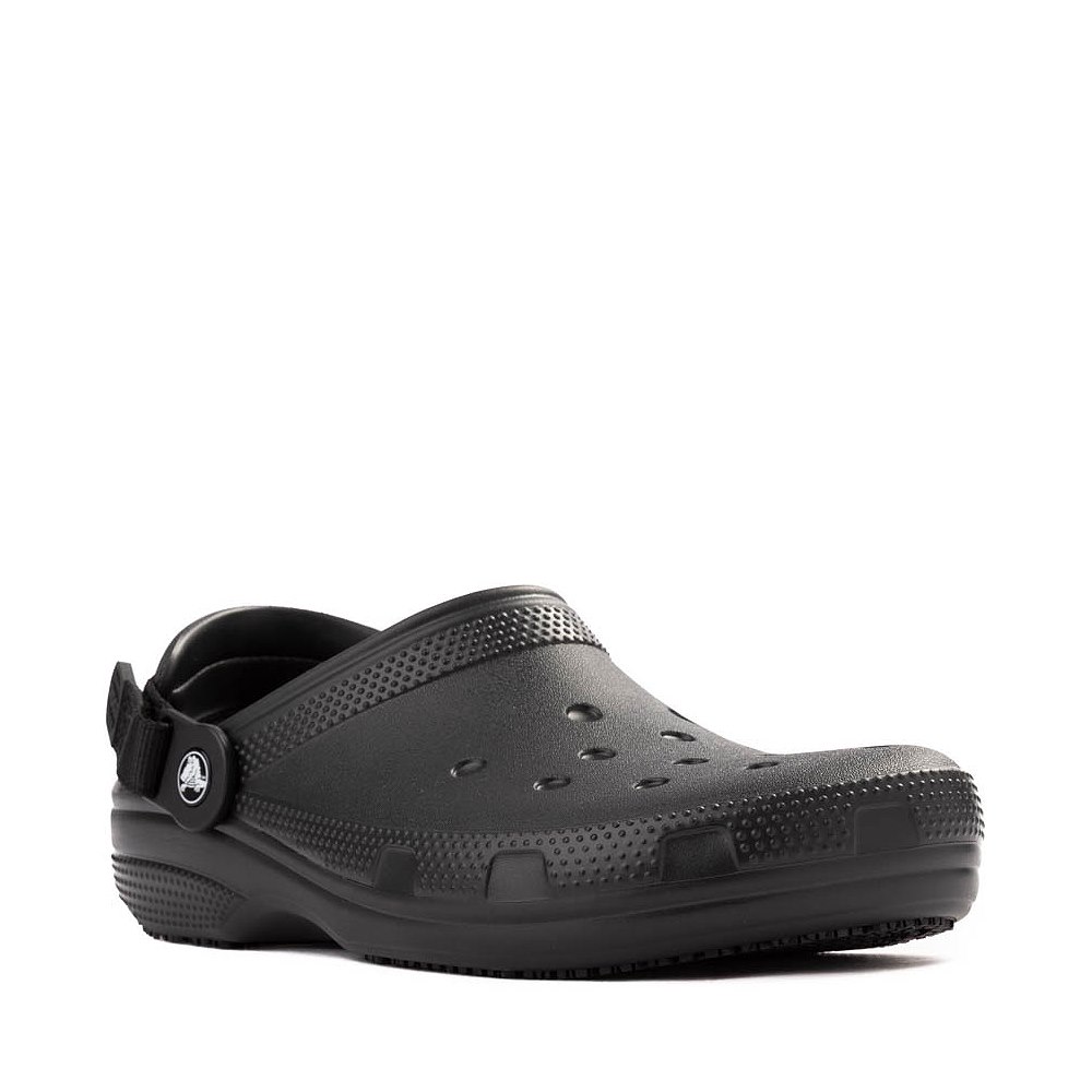 Crocs Classic Slip-Resistant Work Clog - Black | Journeys
