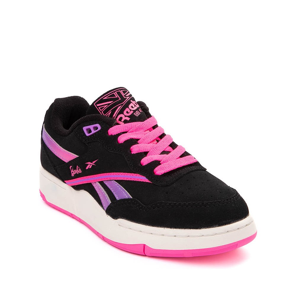 Reebok x Barbie™ BB4400 II Athletic Shoe - Big Kid - Black / Pink Party ...