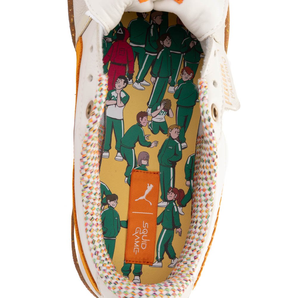 PUMA x Squid Game Palermo Athletic Shoe - Warm White / Pumpkin Pie ...