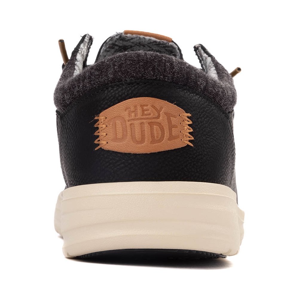 Mens HEYDUDE Paul Slip-On Casual Shoe - Black | Journeys