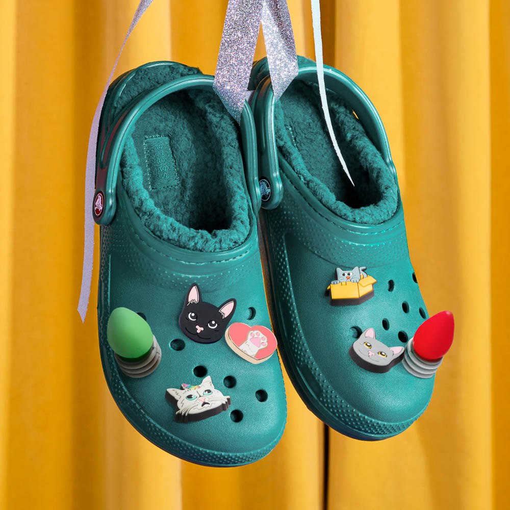 Crocs Classic Lined Clog - Emerald | Journeys