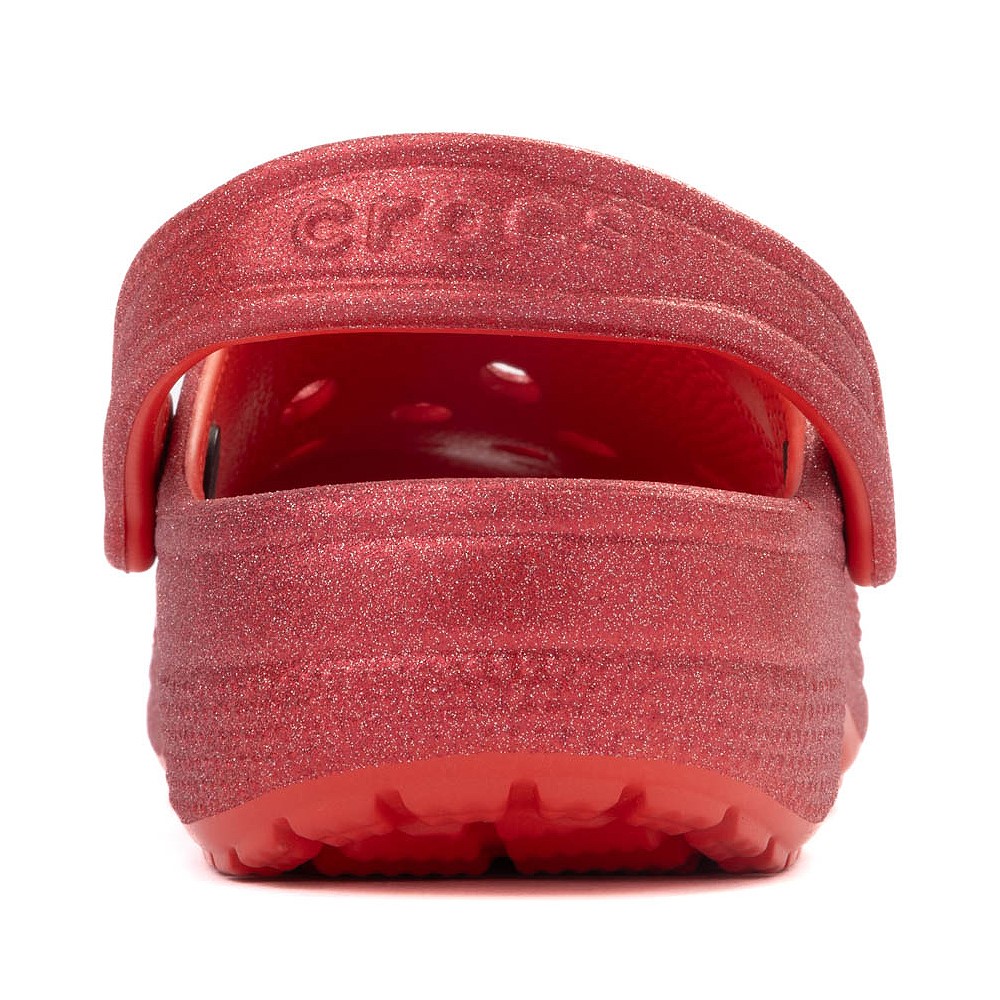 Crocs Classic Glitter Clog - Cherry Red | Journeys
