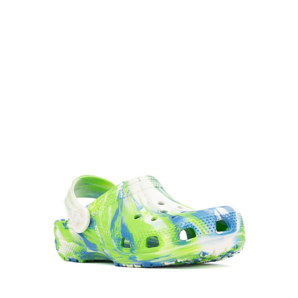 Crocs Classic Glow-In-The-Dark Marbled Clog - Baby / Toddler - Prep ...