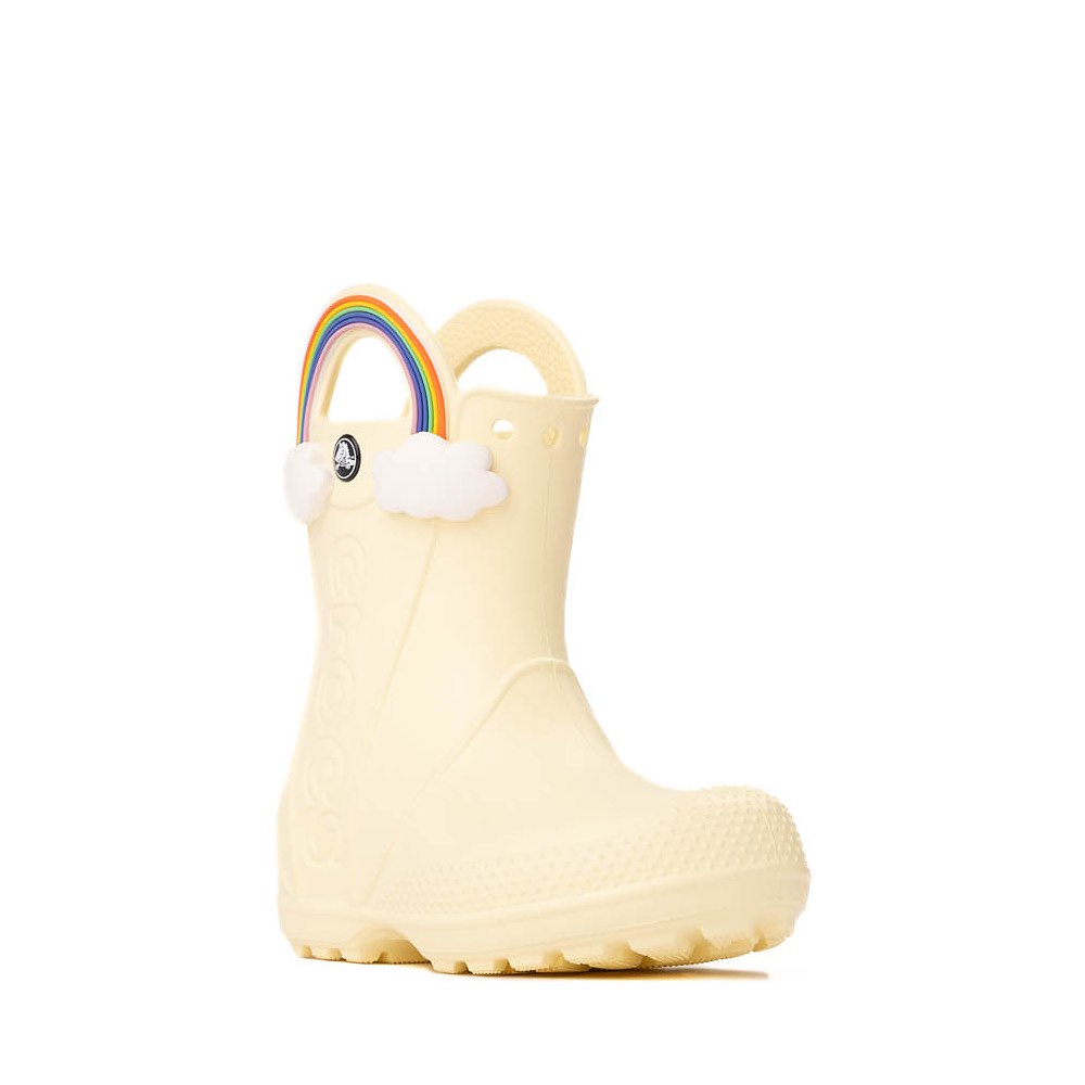 Crocs Handle It Rainbow Rain Boot - Toddler - Buttercream | Journeys